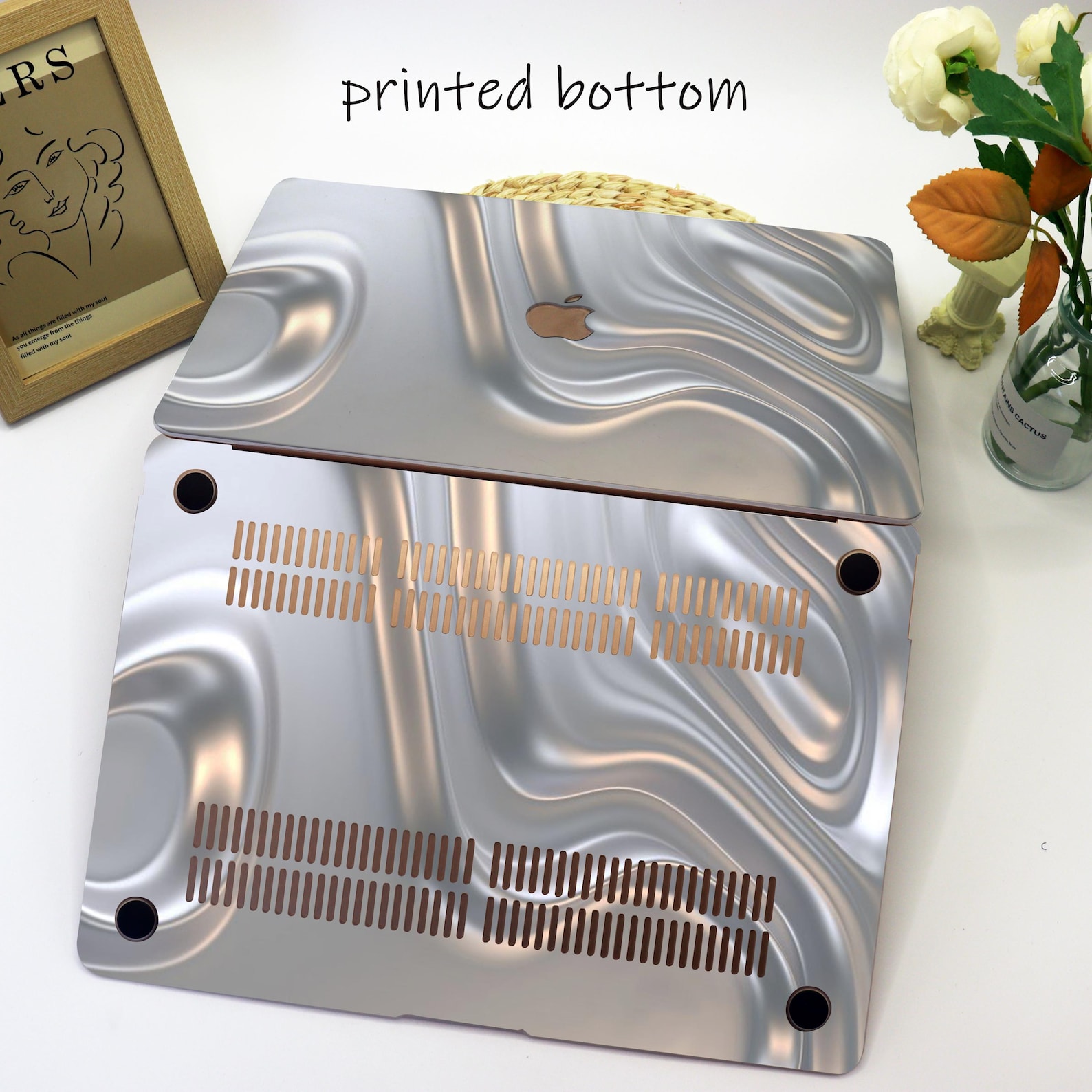 Metal Texture Hardshell Laptop Case for MacBook Pro 16 15 Air 15 14 13 ...