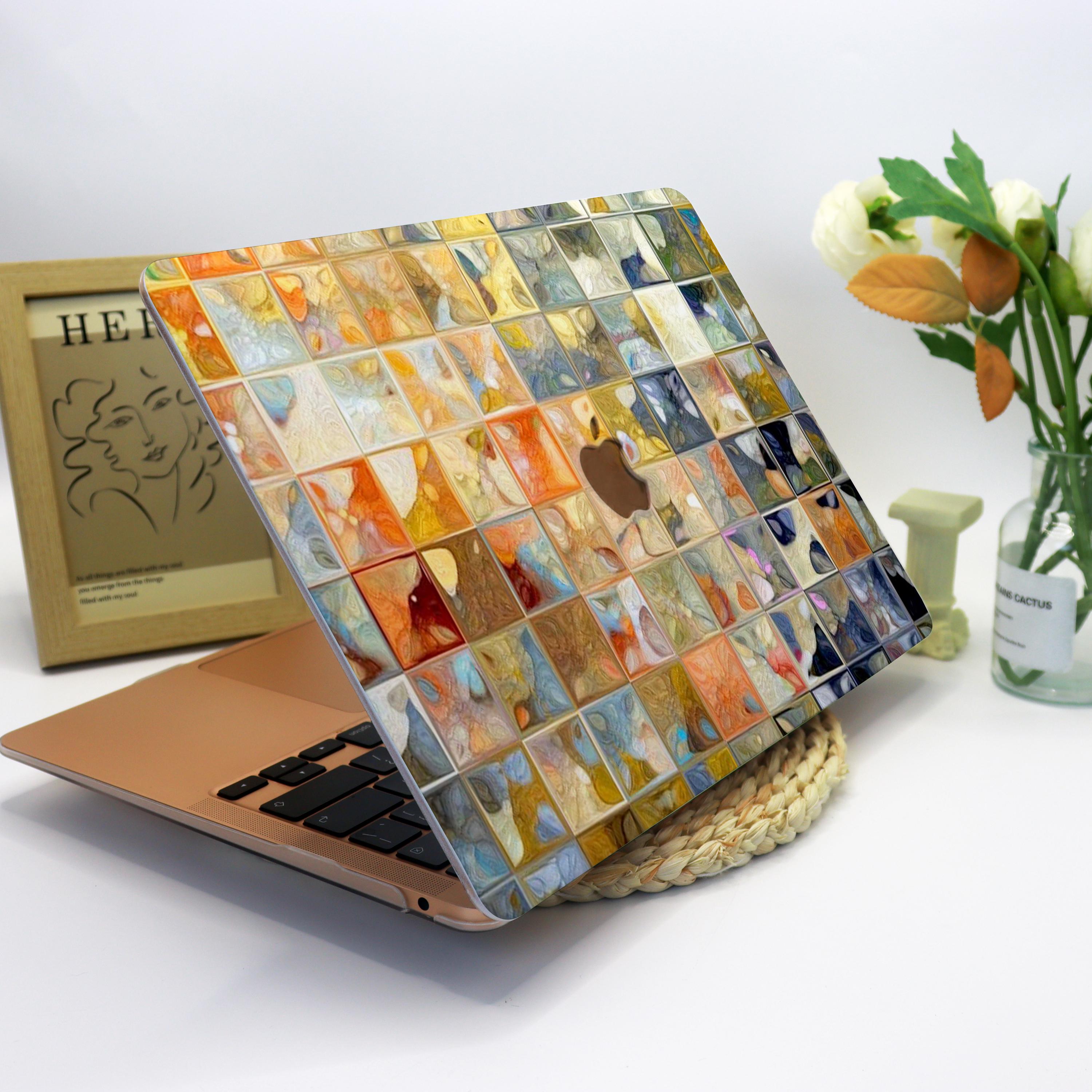 Colorful Glass Mosaic Hardshell Protective Case for Apple MacBook for ...
