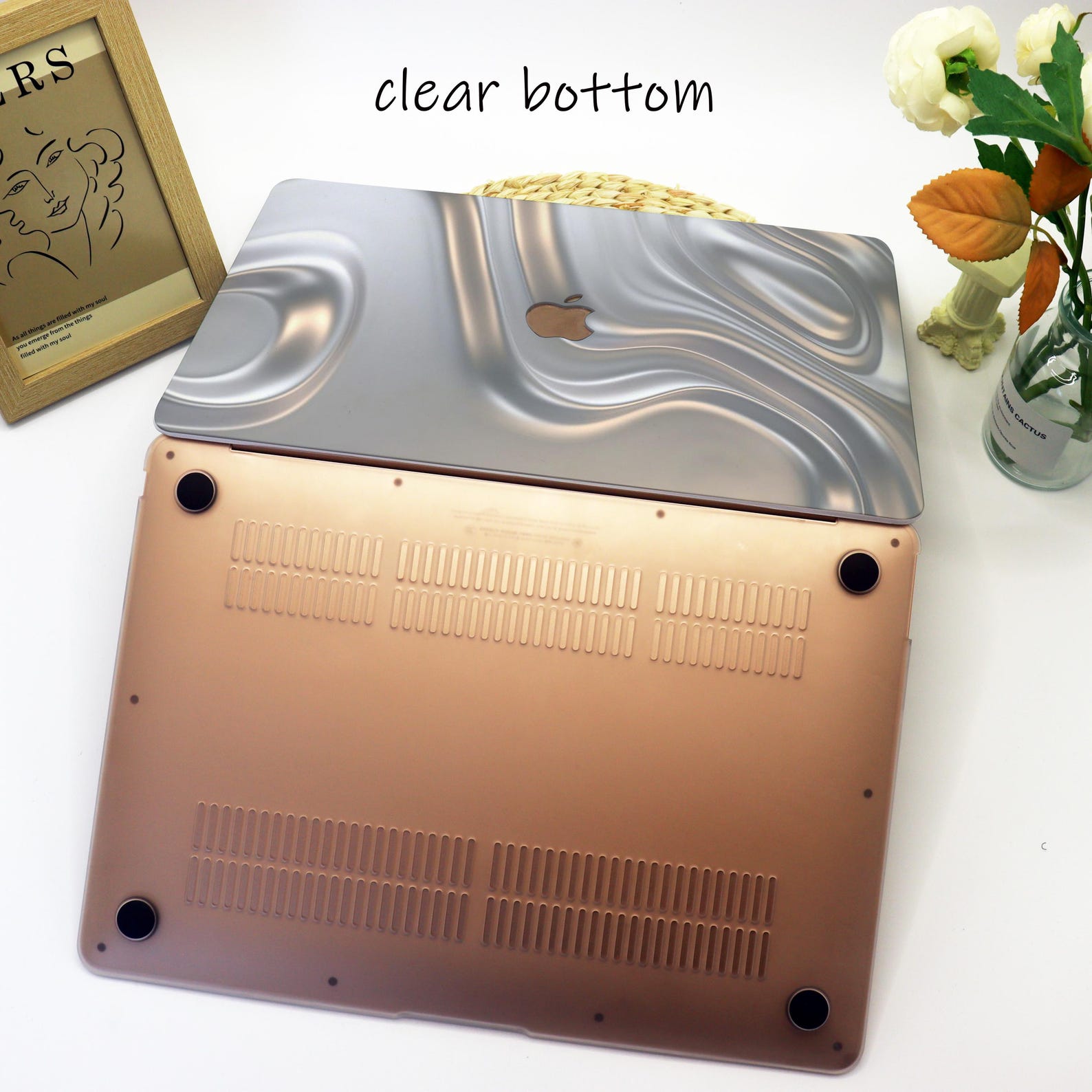 Metal Texture Hardshell Laptop Case for MacBook Pro 16 15 Air 15 14 13 ...