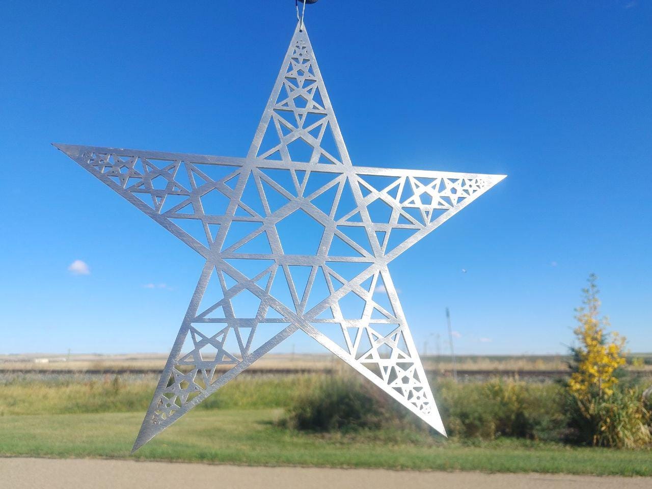 Golden Ratio Sacred Geometry - Fractal Pentagram Star Tablet - Etsy