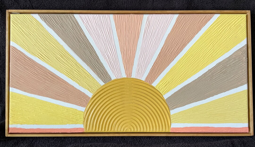Textured Sun - Etsy