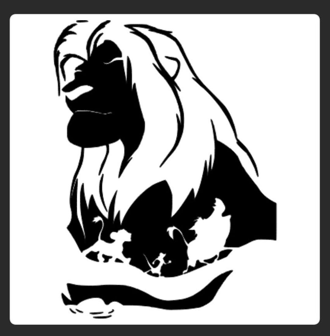 Lion King Vinyl Sticker - Etsy