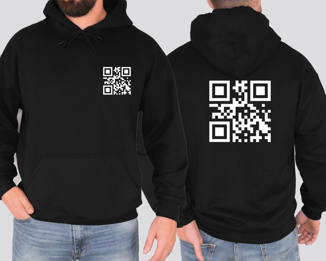Fuck off QR Code Sweatshirt, Hidden Message QR Code, Sarcastic Gift for ...