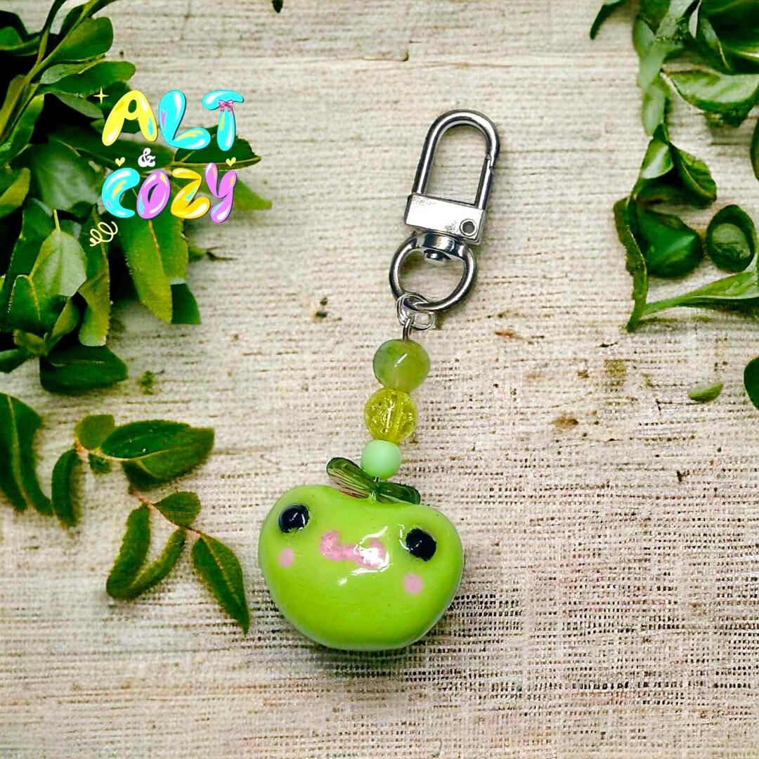 Froggy and Toad Miniature Keychains Cute Frog Themed Charms for Bags Keys Gifts Adorable ...