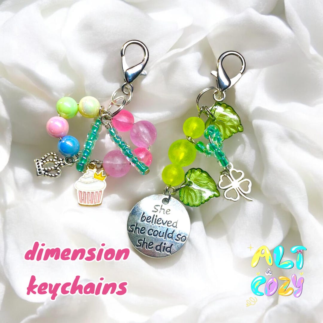 Cupcake & Lucky ADHD Keychains Cute Kawaii Anti-anxiety Fidget ...