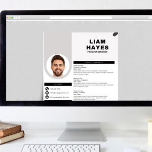 Editable CV Template | Professional Digital Resume | Customizable ...