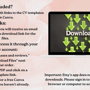 Editable CV Template | Professional Digital Resume | Customizable ...