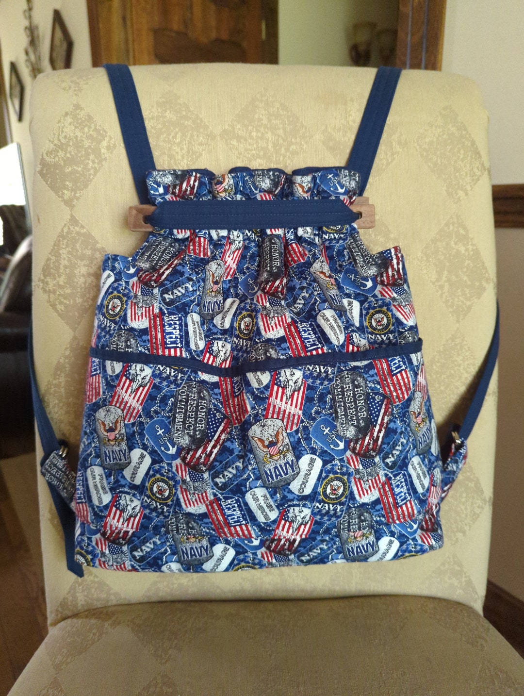 US Navy Back Pack or Crossbody Purse - Etsy