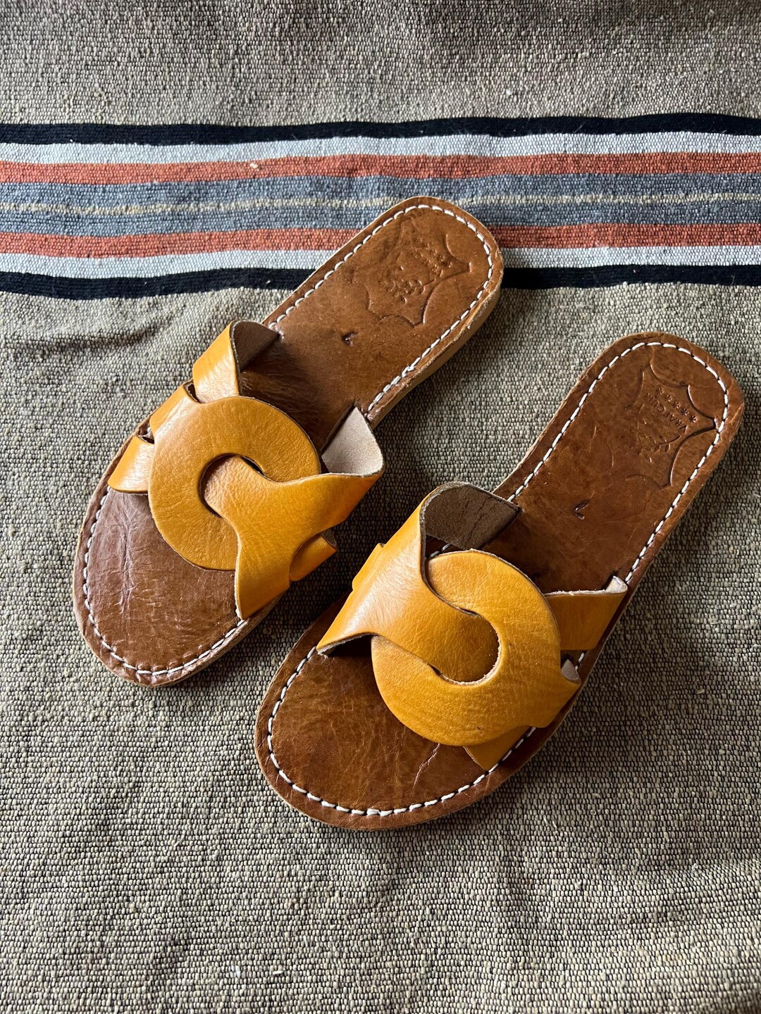 Handmade Moroccan Leather Sandals Artisan Craftsmanship & Comfort - Etsy