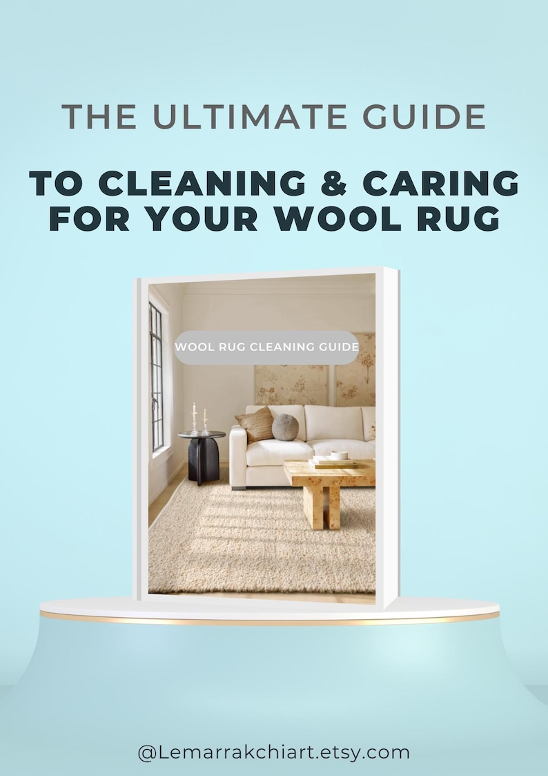 Guide to Cleaning and Caring for Your Wool Rug Ebook - Etsy