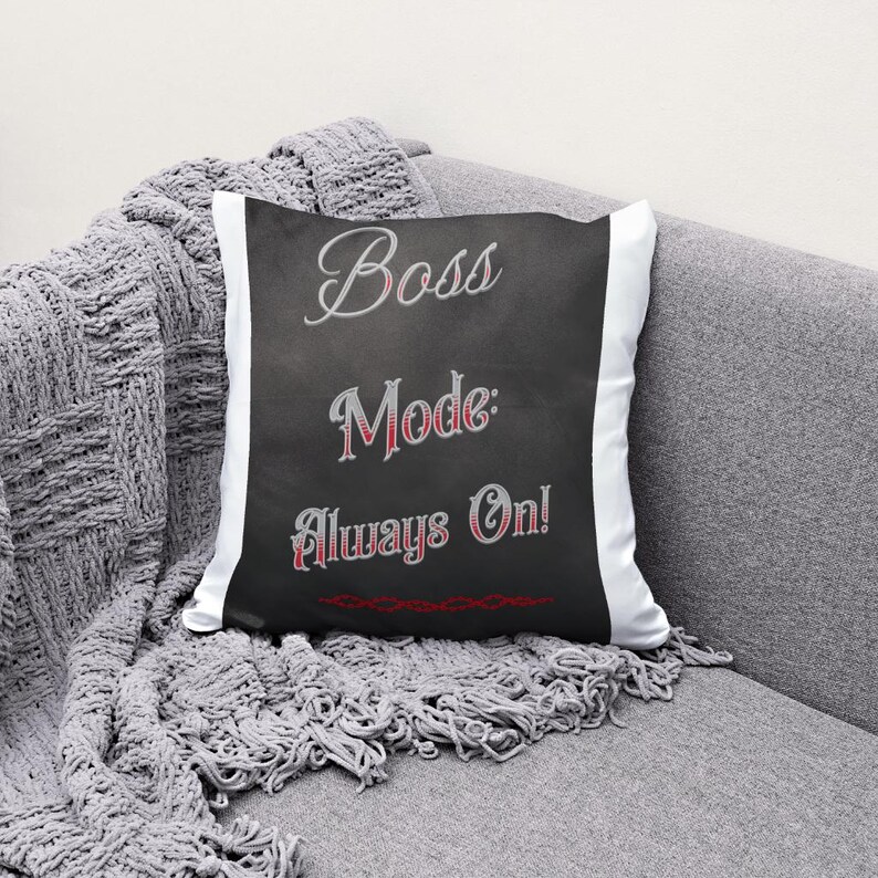 Boss Mode: Always on Motivational Wall Art Boss Babe Printable Home ...