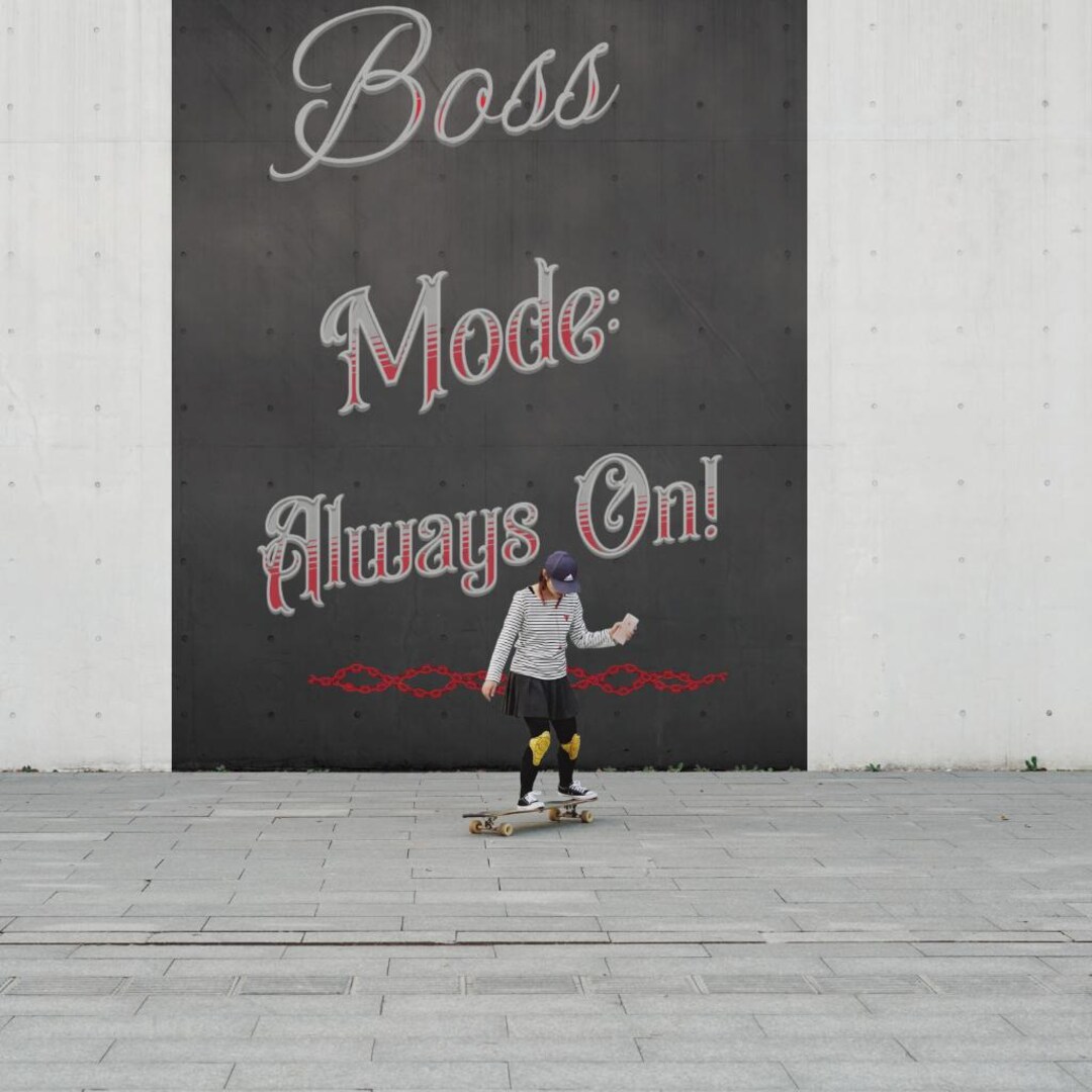 Boss Mode: Always on Motivational Wall Art Boss Babe Printable Home ...