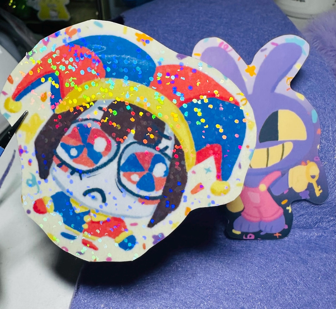 The Amazing Digital Circus Stickers, TADC Gummigoo, Glossy Die Cut - Etsy