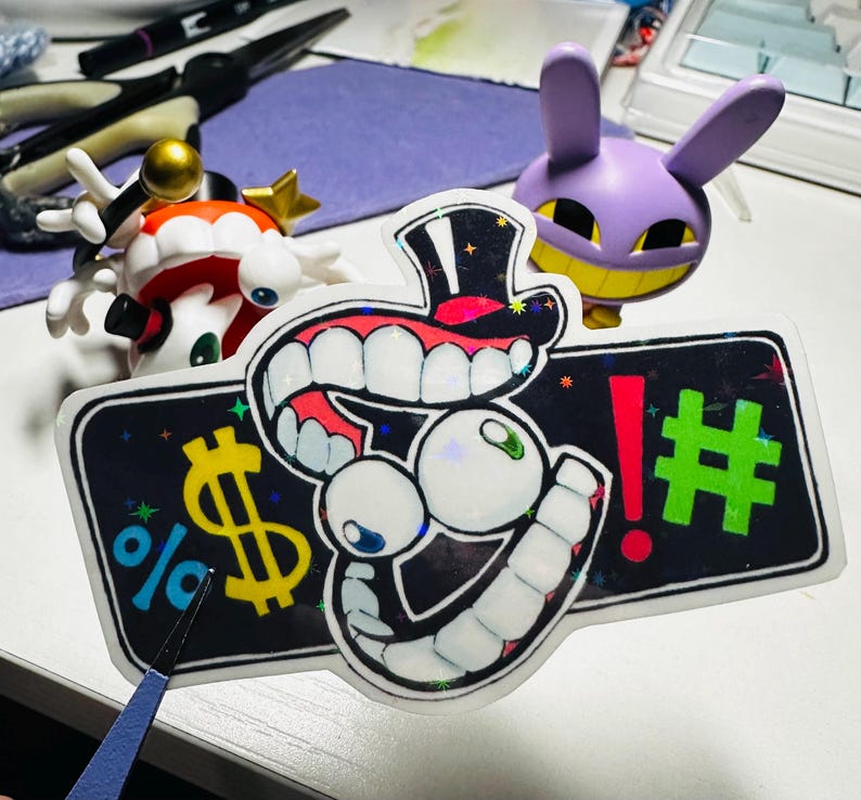 The Amazing Digital Circus Stickers, TADC Gummigoo, Glossy Die Cut - Etsy