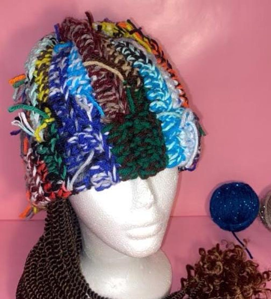 Stay Warm and Stylish With This Unique, Hand-knit Beanie Crafted From ...