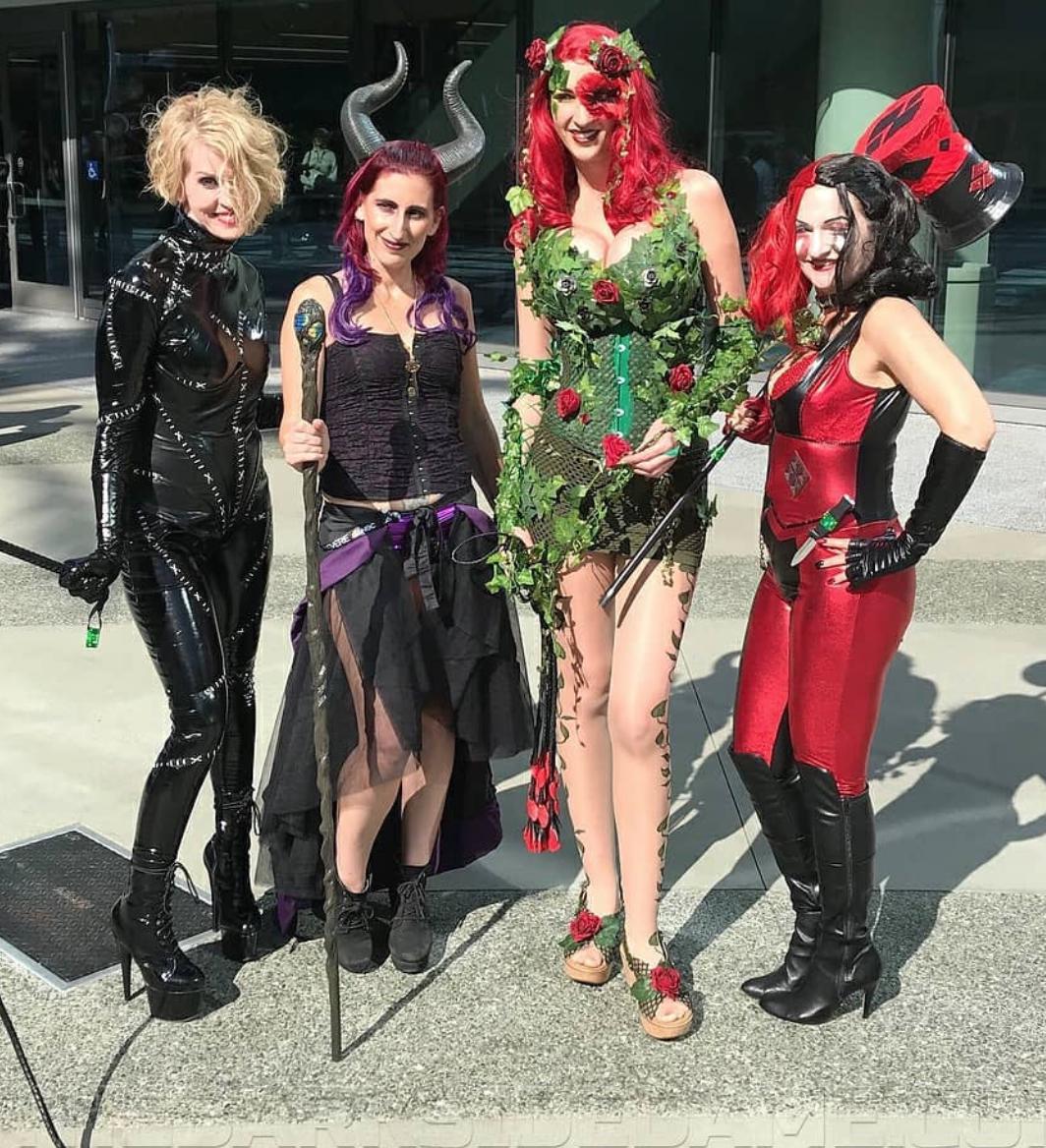 Poison Ivy Women's GLOVES ONLY Costume Dc Comics Inspired Cosplay ...