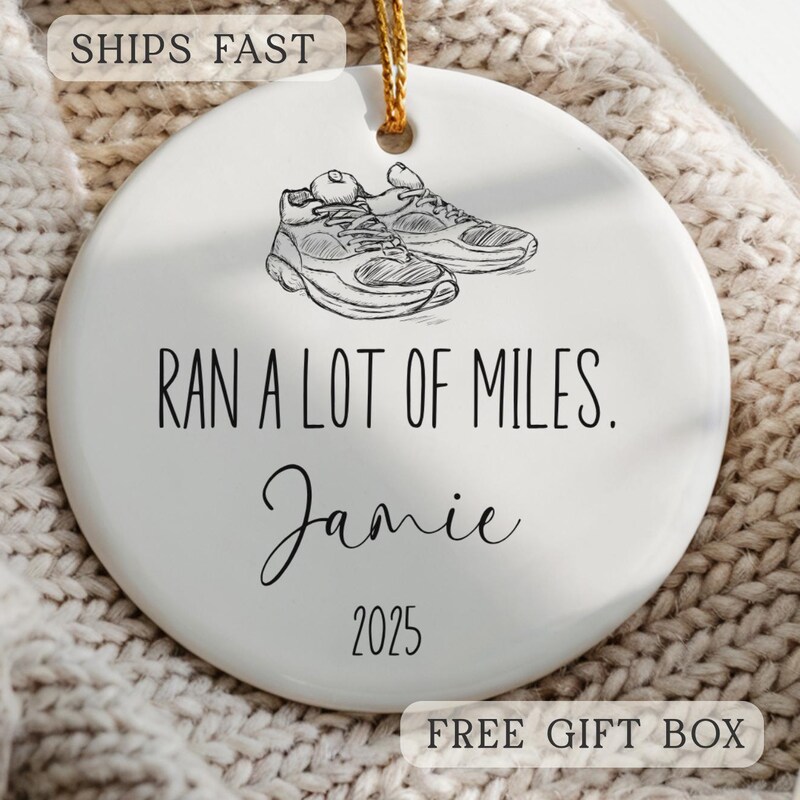 Runner Ornament - Etsy