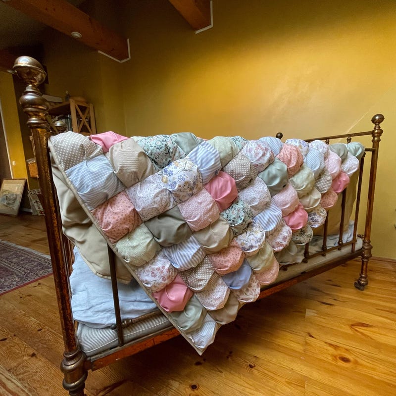 Puff Quilt - Etsy