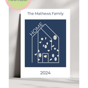 Home 2025 Art Print, First Home Digital Printable, Housewarming Party ...