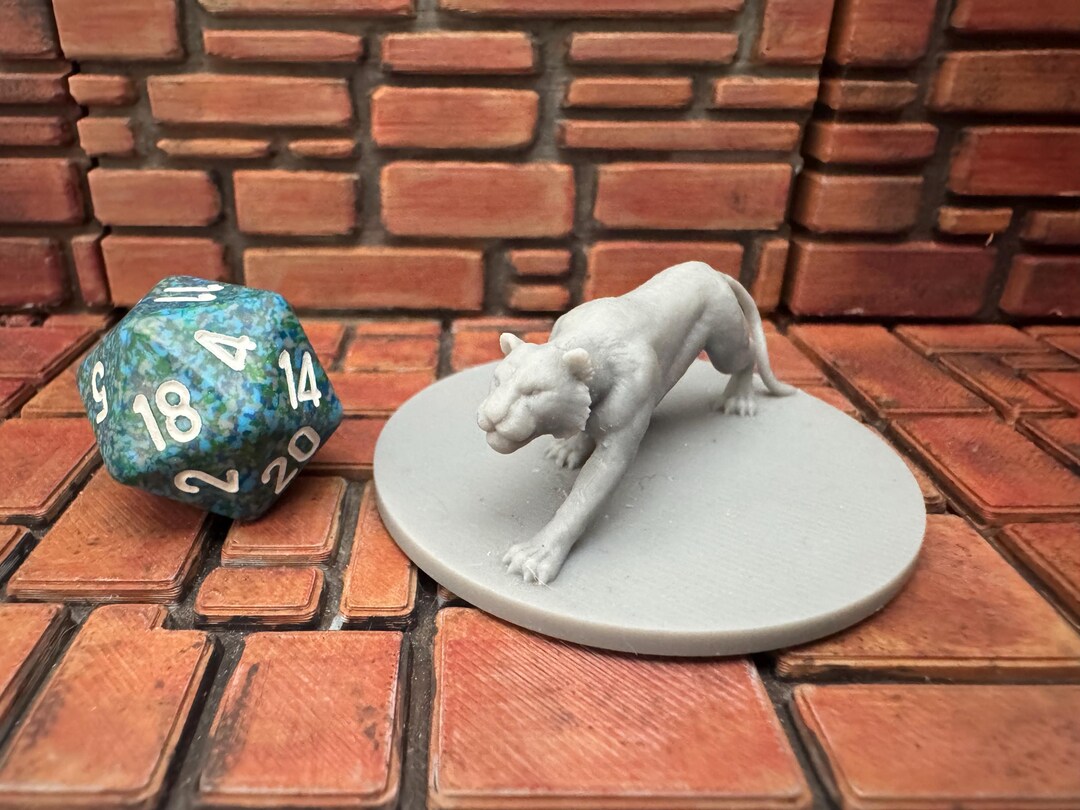 Tiger Miniature, 28mm for Dnd, Pathfinder and Other Tabletop Games ...