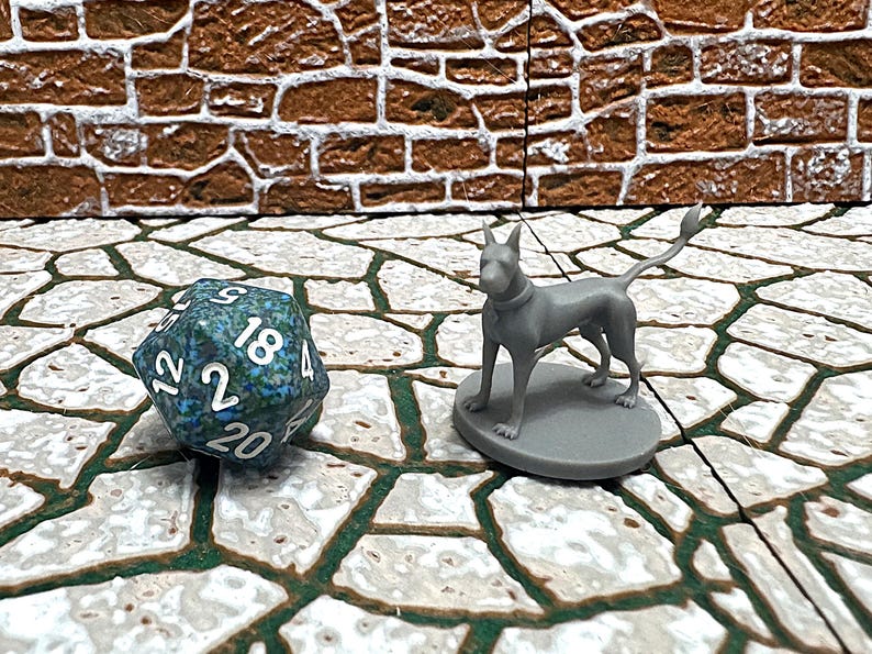 Blink Dog, 28mm Miniature for Dnd, Pathfinder and Other Tabletop Games ...