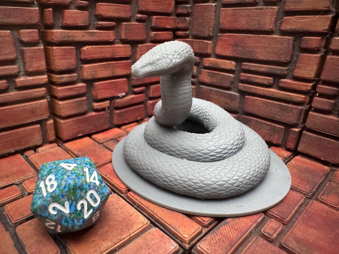 Constrictor Snake Miniature, 28mm Resin Model for D&D, Pathfinder - Etsy