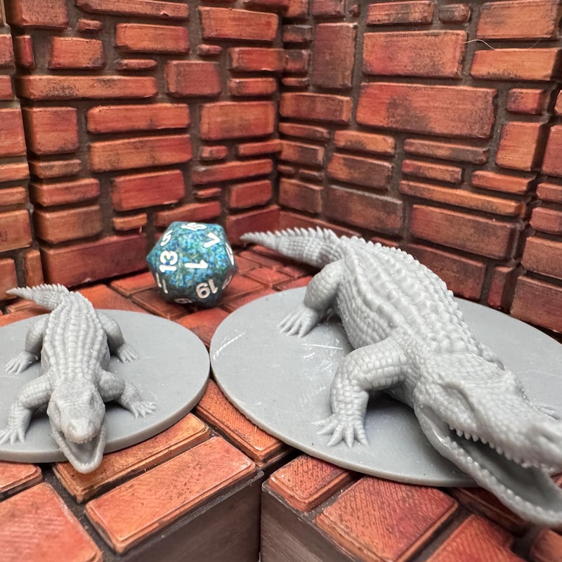Crocodile Miniatures - Etsy