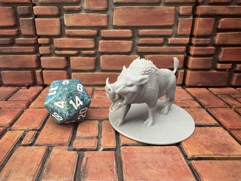 Boar 28mm Miniature for Dnd, Pathfinder and Other Tabletop Games - Etsy