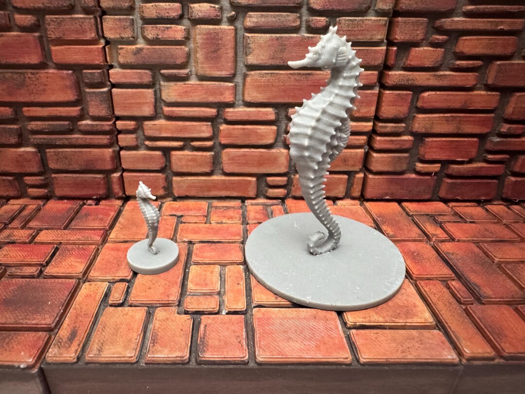 Seahorse Miniature, 28mm D&D, Pathfinder, Tabletop RPG - Etsy