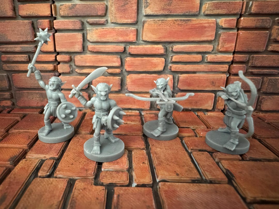 Goblin 28mm Miniature Set for Dnd, Pathfinder and Other Tabletop Games ...
