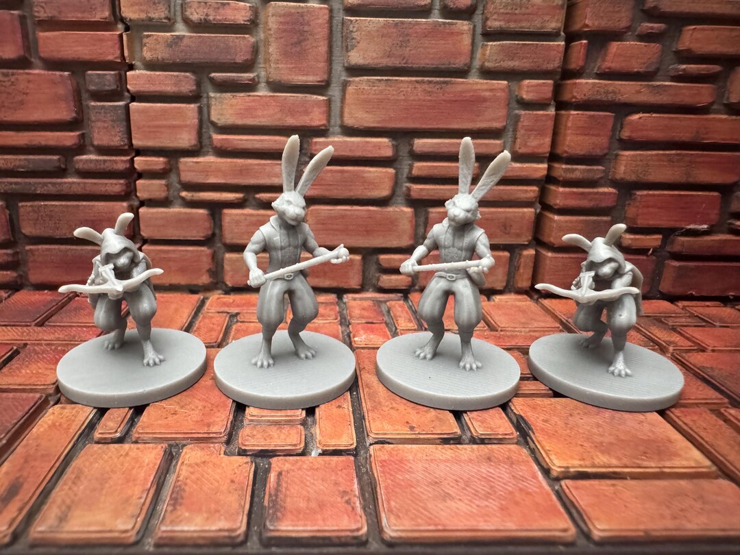 Harengon Brigand, 28mm Miniature for D&D, Pathfinder and Other Tabletop ...