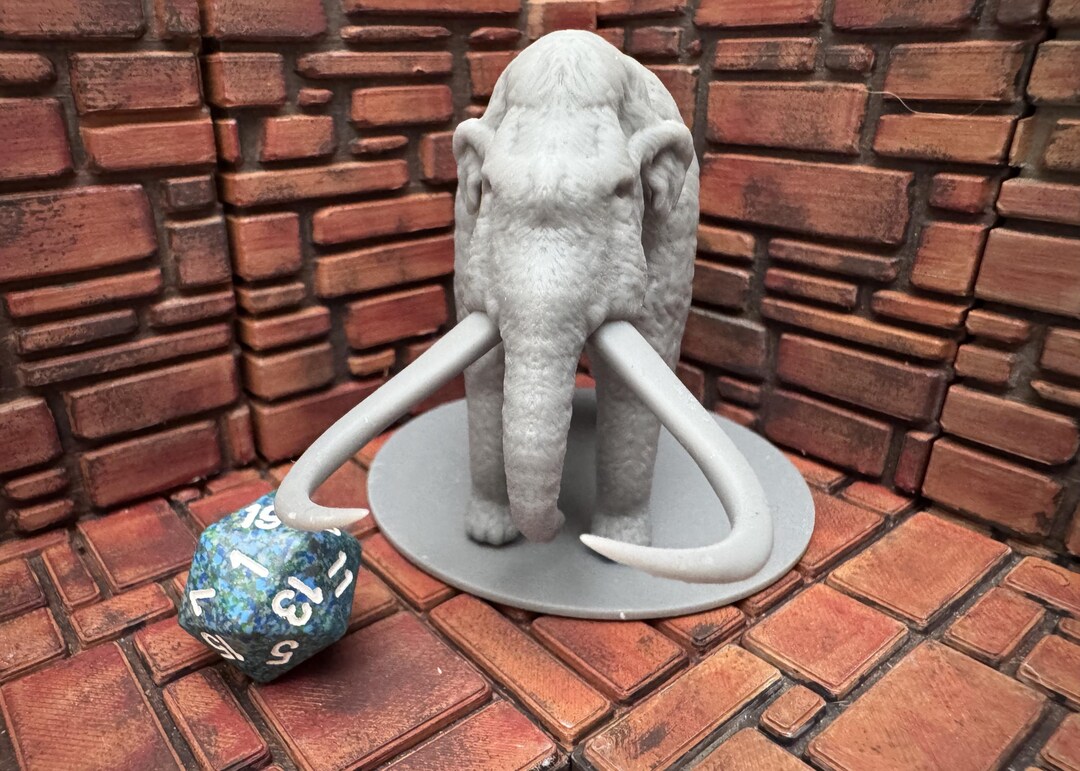 Mammoth, 28mm Miniature for D&D, Pathfinder and Other Tabletop Games - Etsy