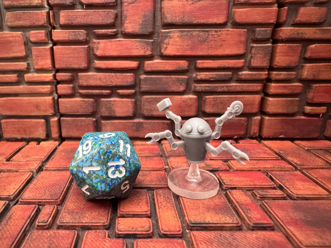 Floating Artificer Companion, 28mm Miniature for D&D, Pathfinder and ...
