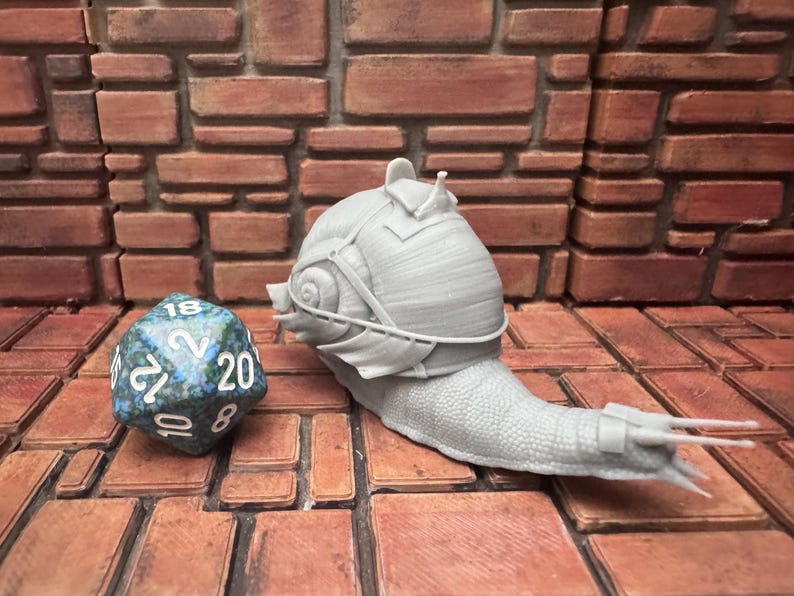 Giant Snail Miniature, 28mm Resin Model, Tabletop RPG - Etsy