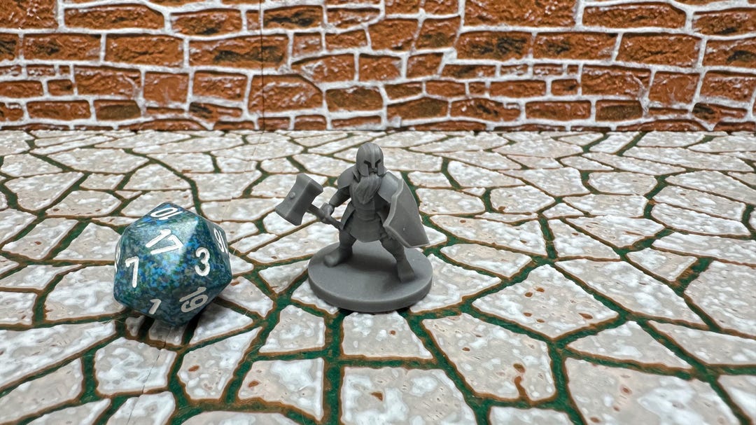 Dwarf Warriors, 28mm Miniature Set for Dnd, Pathfinder and Other ...