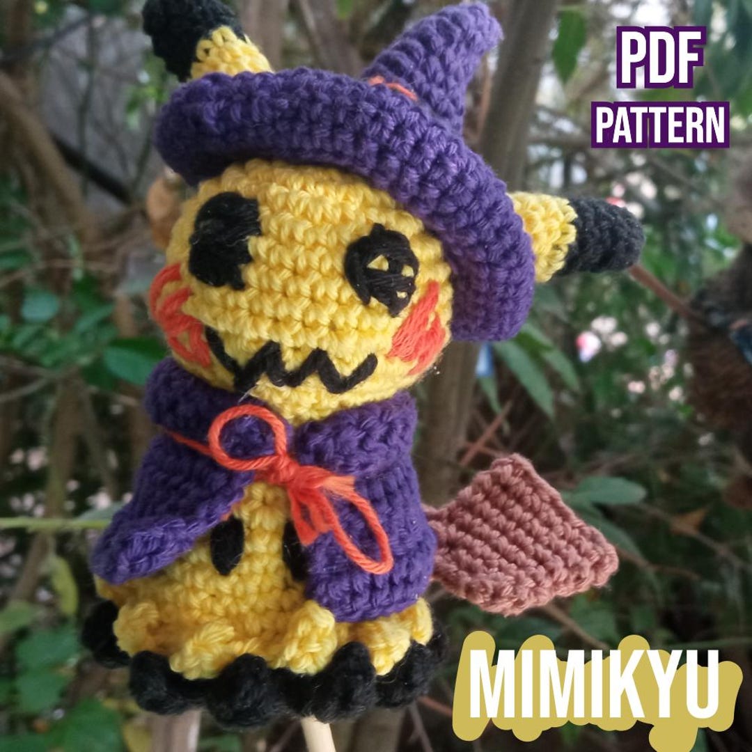 Halloween Amigurumi Mimikyu Crochet Pattern Cute and Easy DIY Toy ...