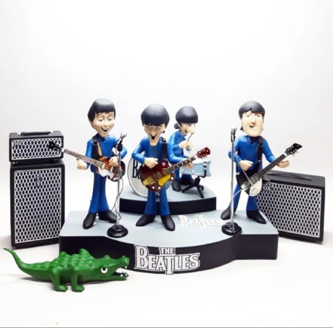 Rare Action Figure the Beatles Paul Mccartny,john Lennon,ringo Starr ...