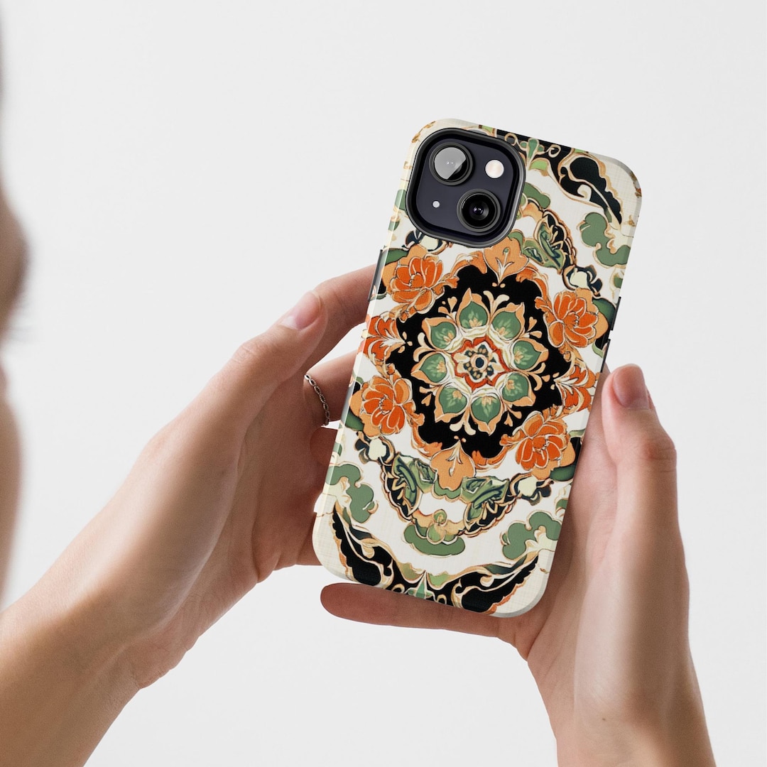 Vintage Lotus Flower Phone Case|customizable Phone Case for iPhone 16 ...
