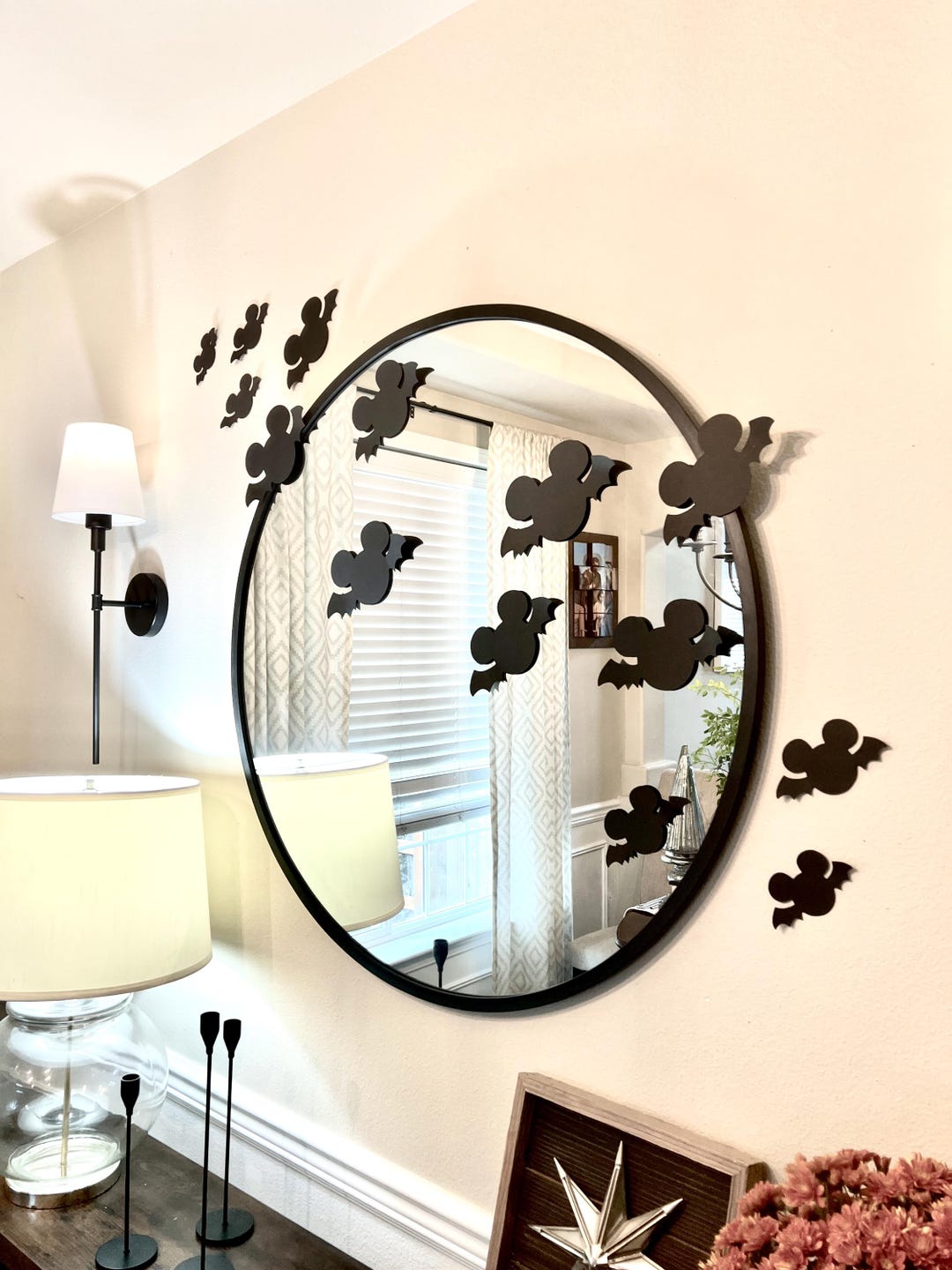 Disney Mouse Bats-mickey Bats Wall Decor- Cardstock Bats -mickey ...