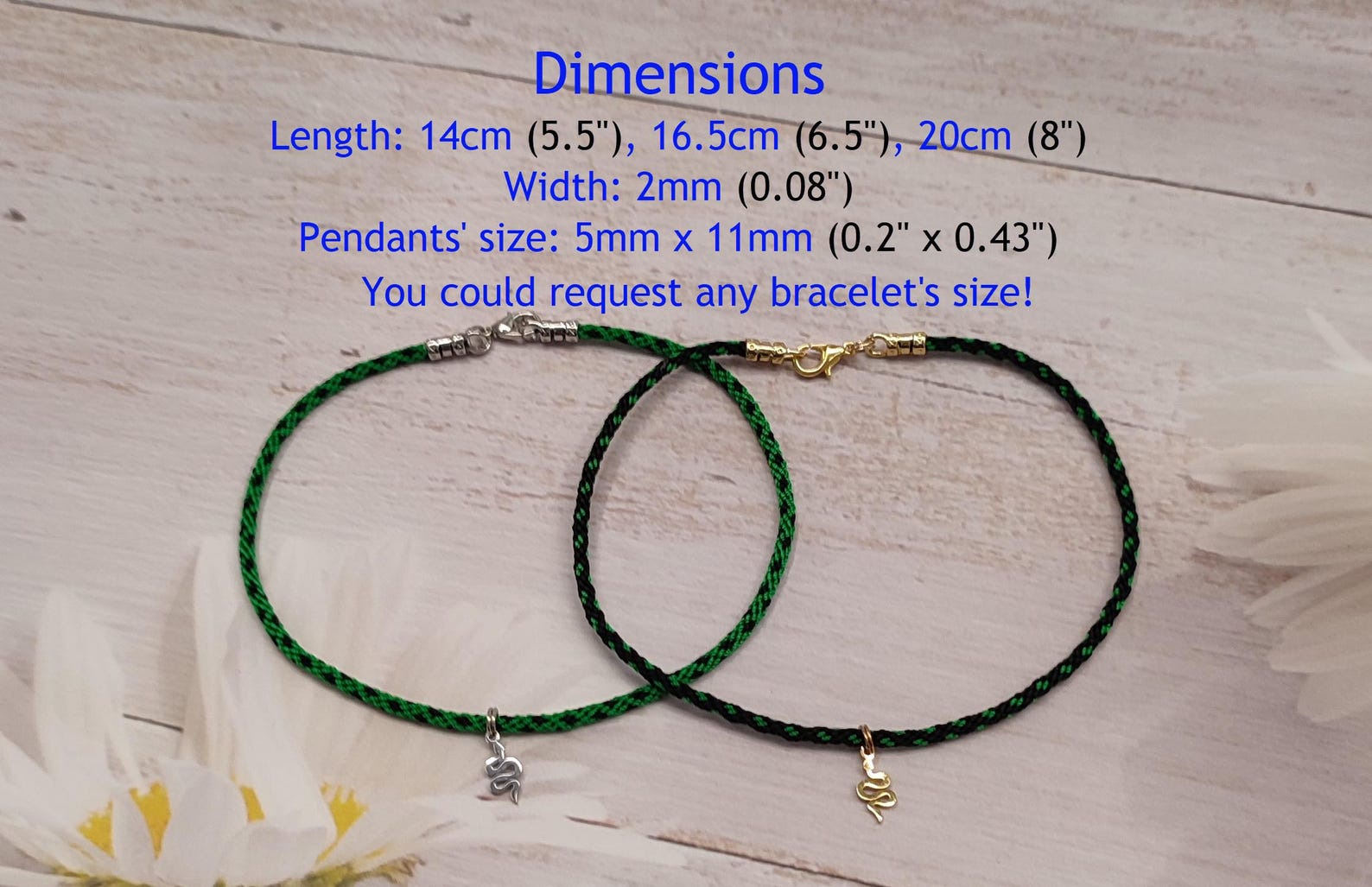 Kumihimo Lunar Year Snake String Braided Bracelet. Nylon. Handmade ...