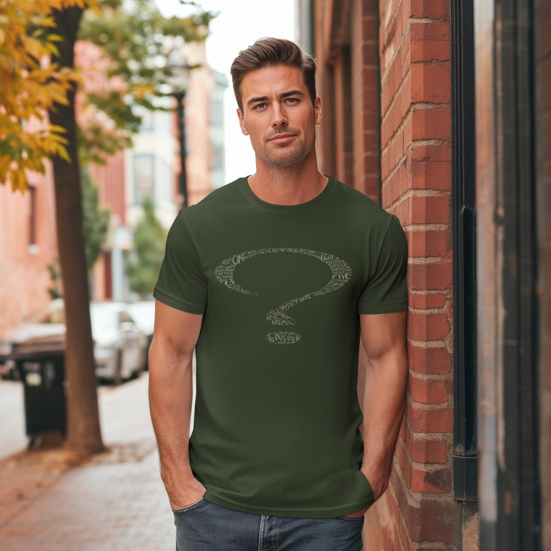 The Riddler Forever Riddles, Comic Book Graphic T-shirt, Comic Book ...