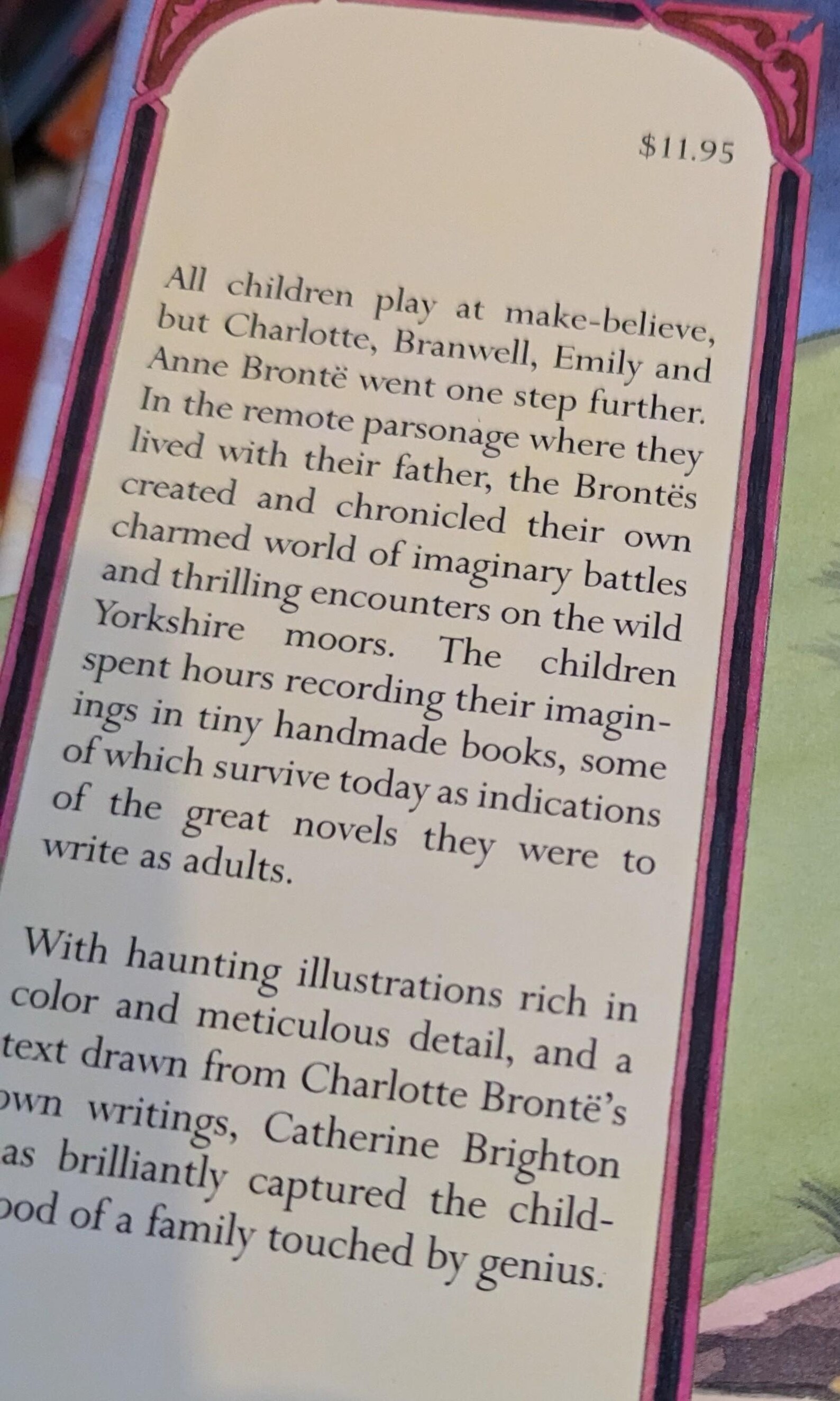 The Brontes - Scenes From the Childhood of Charlotte, Branwell, Emily ...