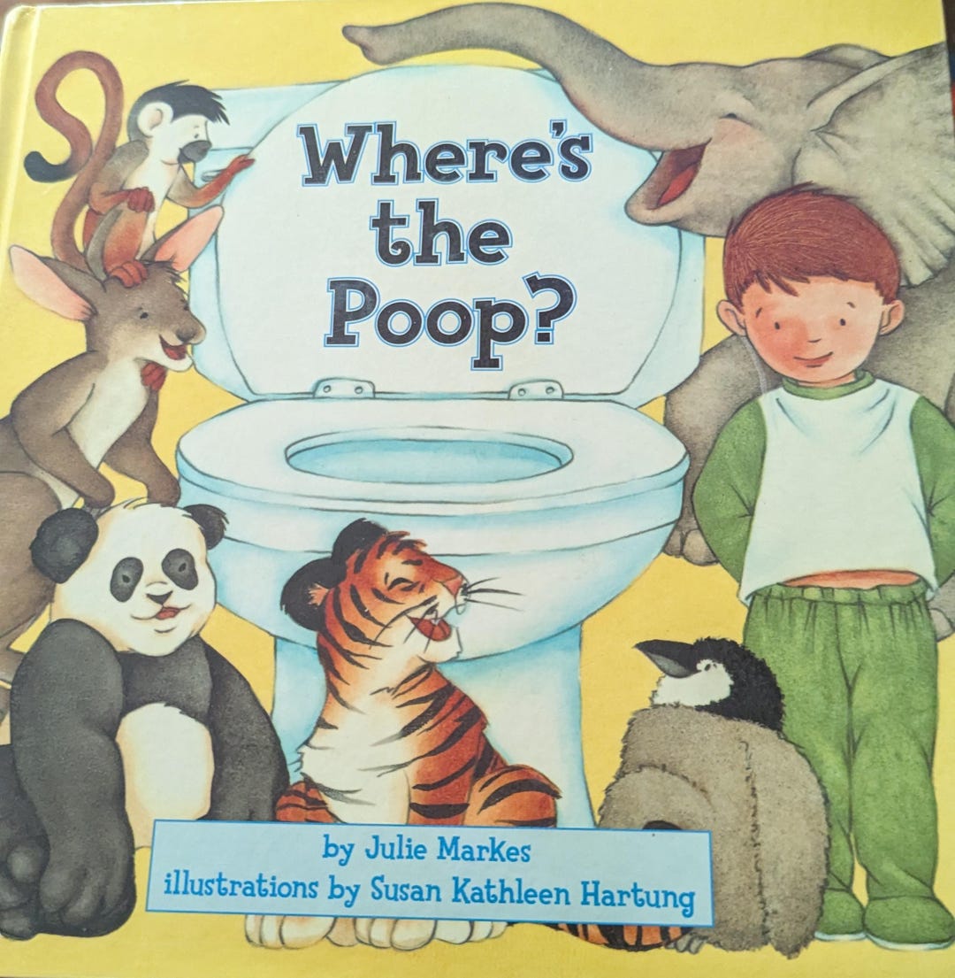 Where's the Poop? Classic Lift the Flap Potty Children's Book - Etsy