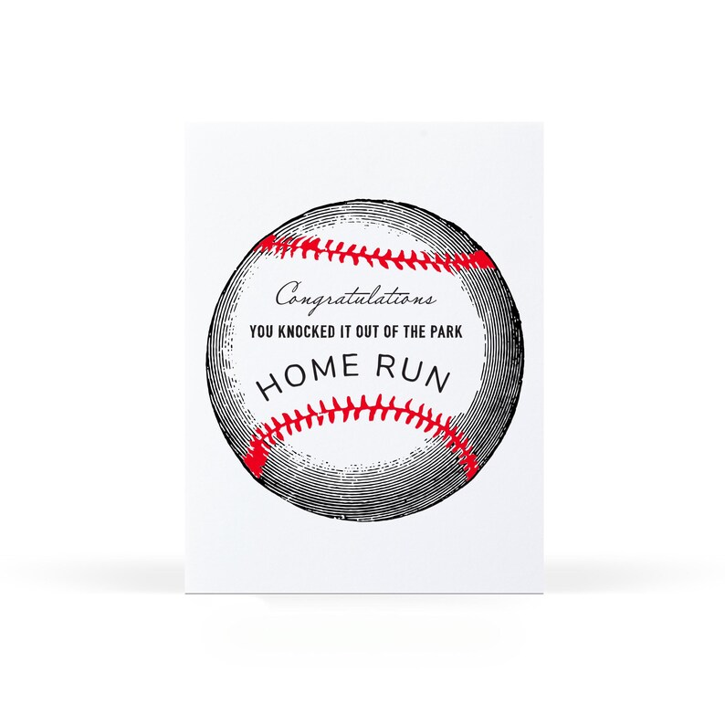 Congratulations Baseball - Etsy