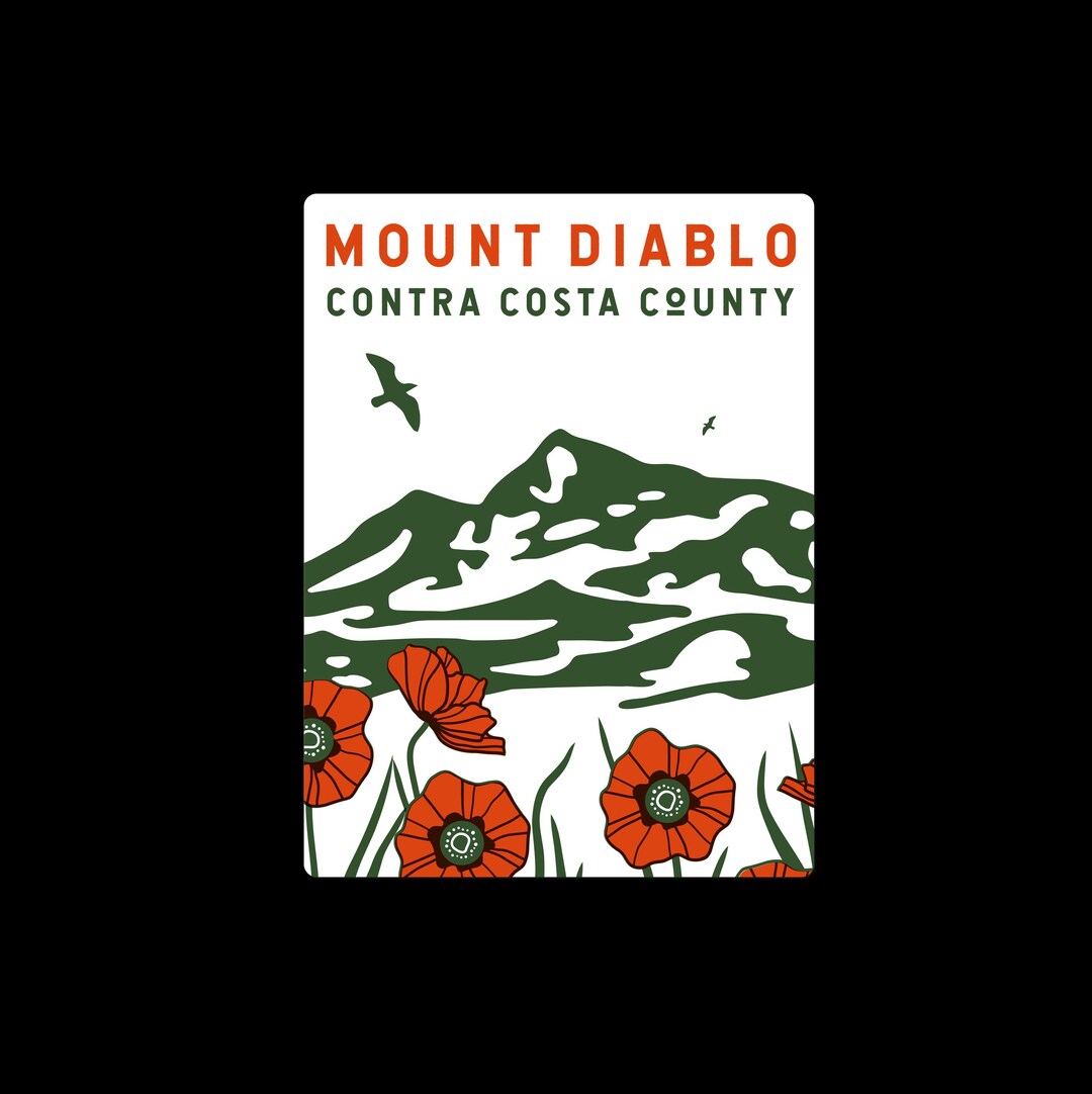 Mount Diablo Sticker - Etsy