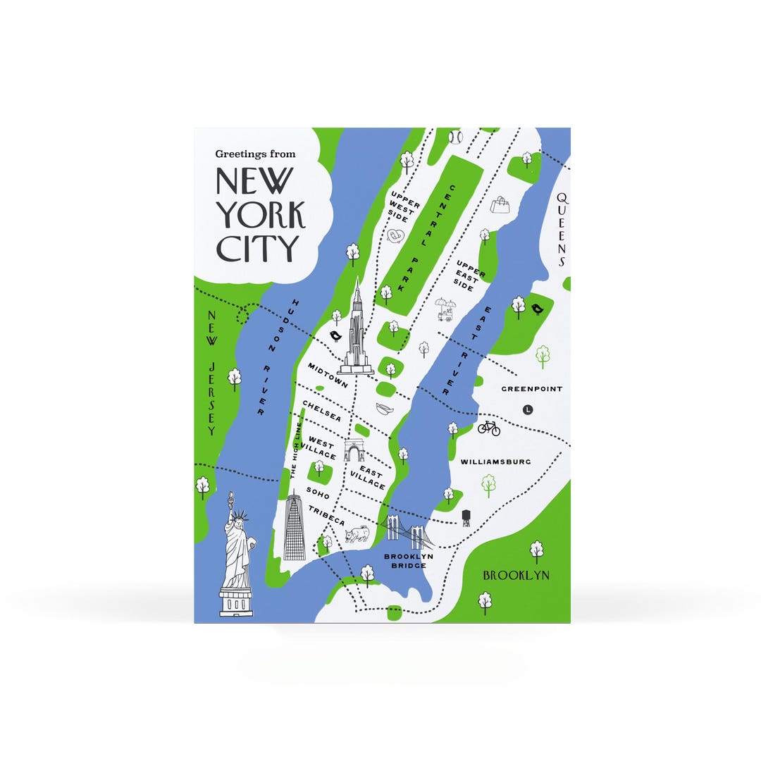 NYC Map - Etsy