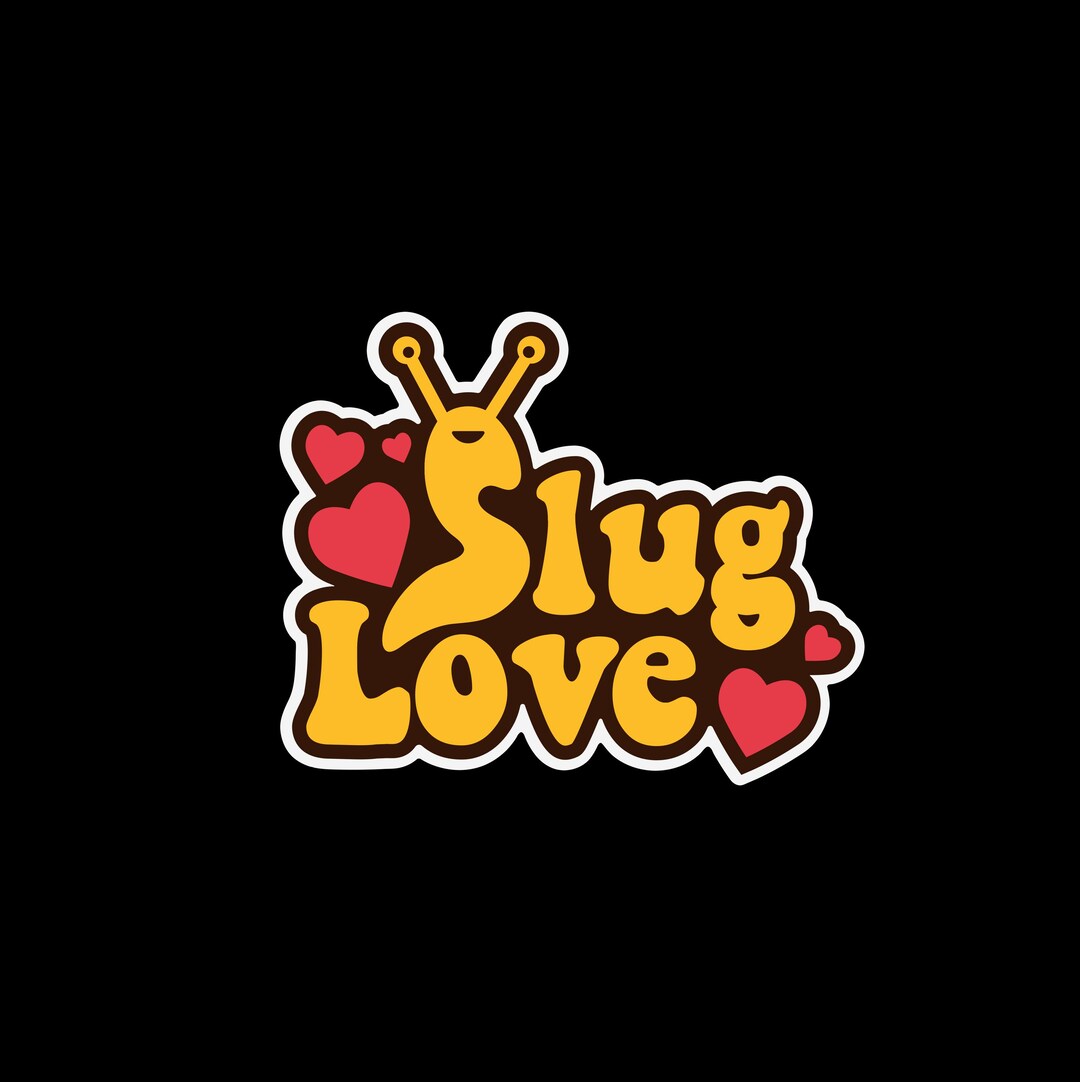 Slug Love Sticker - Etsy