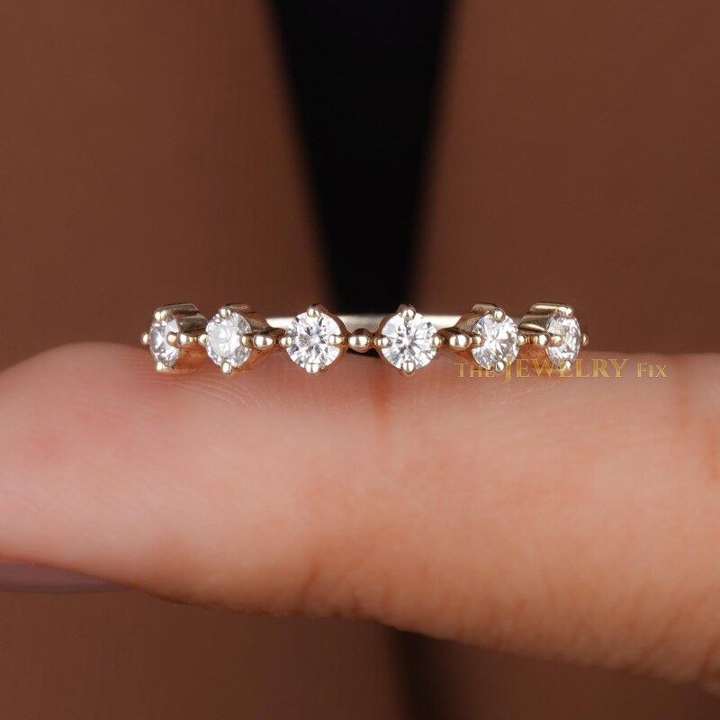 Bubble Band Engagement Ring - Etsy