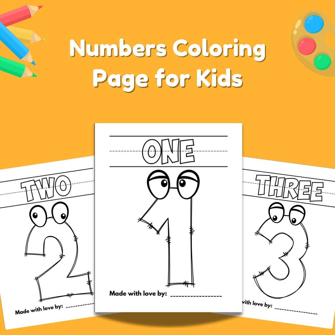 Buy Baby's First ABC 123 | Printable Alphabet Numbers Coloring Pages ...