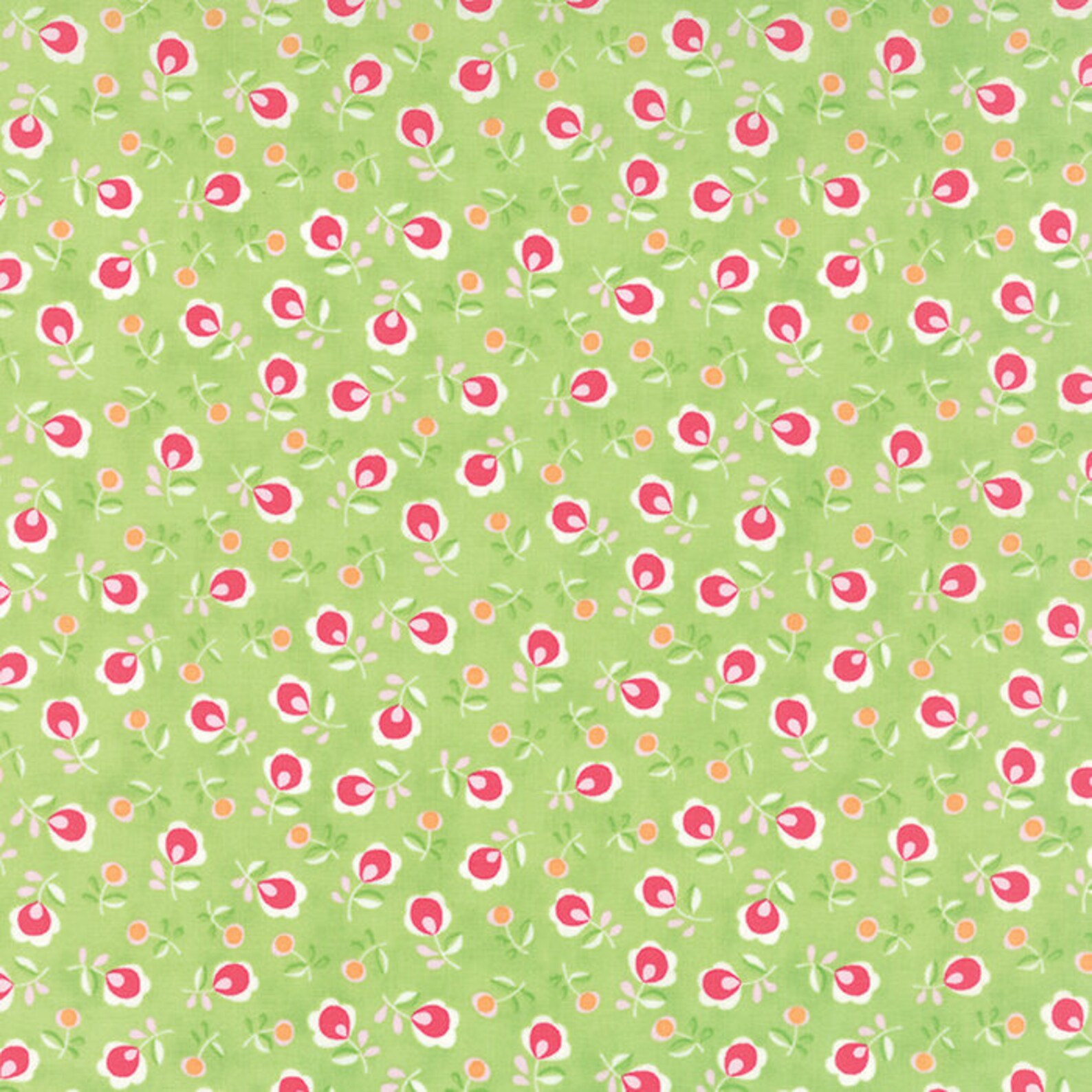 Moda Fabric Sew & Sew by Chloe's Closet Spring Green - Etsy